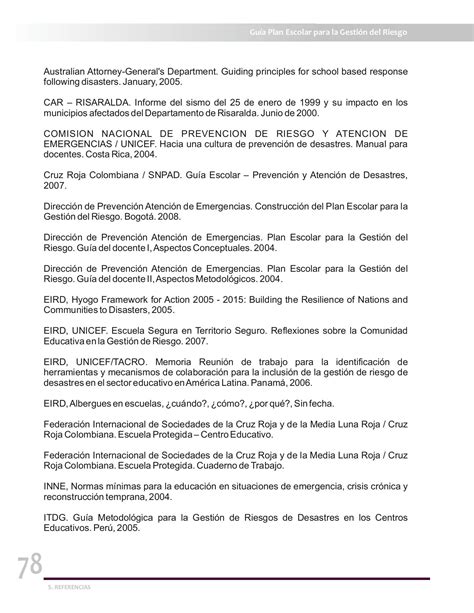 Guía Plan Escolar Para La Gestión Del Riesgo Biblioteca Ungrd