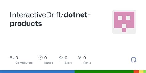 github interactivedrift dotnet products