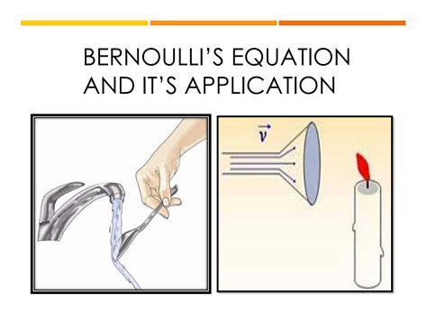 Bernoullis Equation And Principle Applications And Examples Utzn