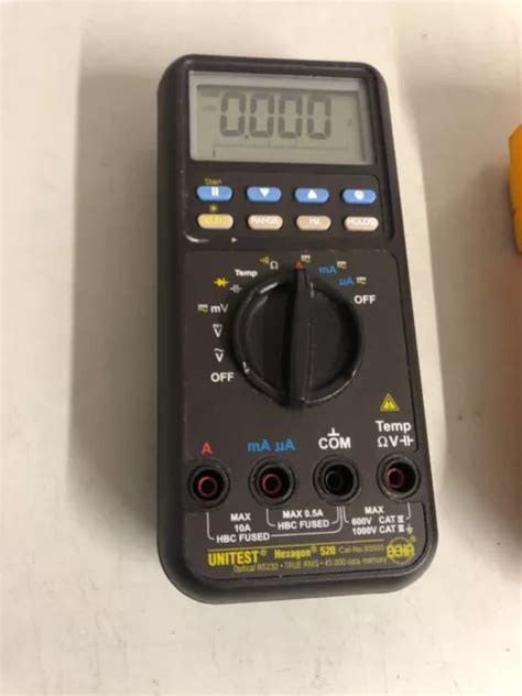 MULTIMETER DIGITAL UNITEST Hexagon 520 EUR 150 00 PicClick DE