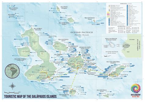 Galapagos Islands Map One For All