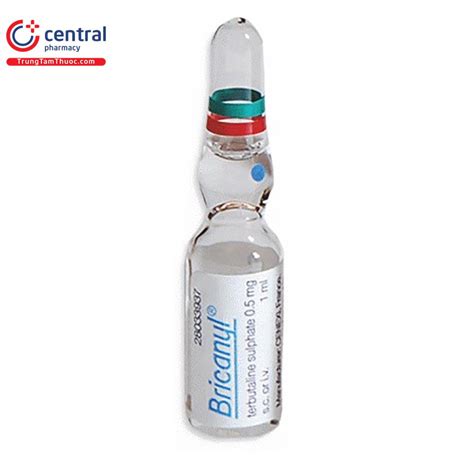 Thuốc Bricanyl 05mgml Tác Dụng Cách Dùng Và Lưu ý Sử Dụng