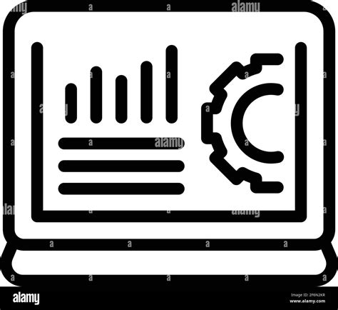Business Report Icon Outline Business Report Vector Icon For Web