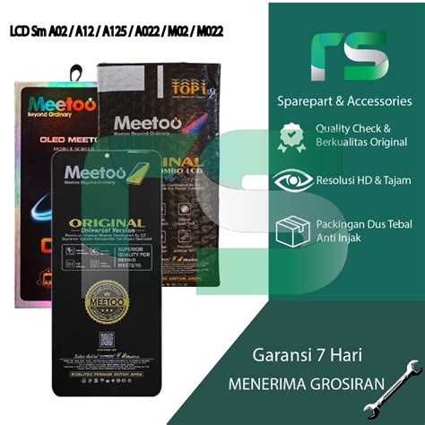 Jual Lcd Touchscreen Sam A02 A12 A125 A022 M02 M022 Fullset Original Shopee Indonesia