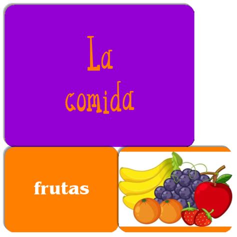 Vocabulario La Comida Match The Memory