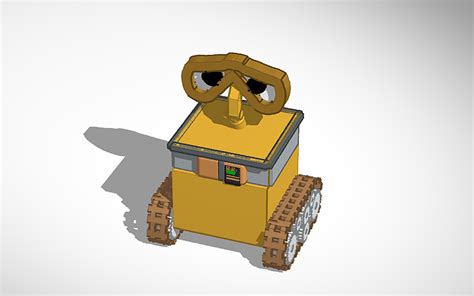 3d Design робот валли Tinkercad