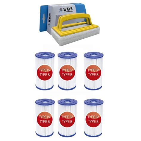 Bestway Filtres De Type Iv Convient à La Pompe à Filtre 58391 6