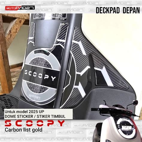 Jual MOTOPAD27 Dome Stiker Stiker Timbul New Scoopy 2025 Up Shopee
