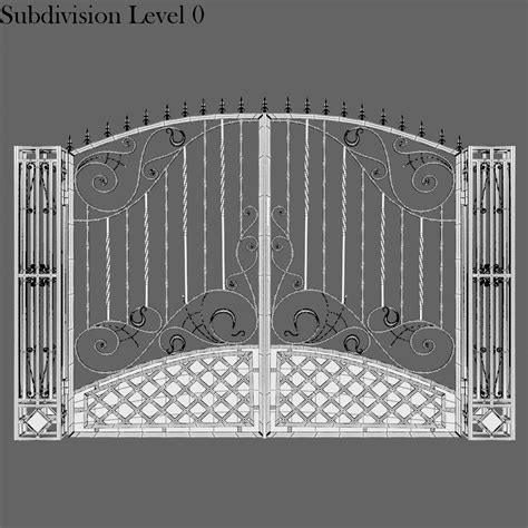 Gate Patterns 3d Model