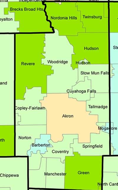 Map Of Ohio School Districts Map