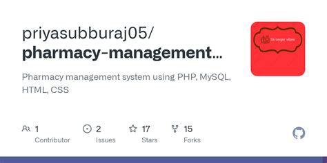 GitHub Priyasubburaj Pharmacy Management System Pharmacy Management System Using PHP MySQL