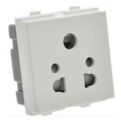 Electrical Socket Gm 6 Amp Electrical Socket White Wholesale Trader
