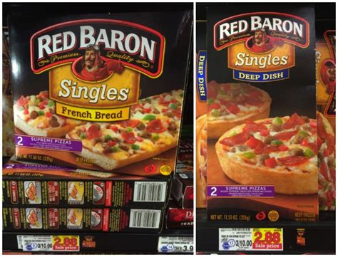 Great Deal On Red Baron Single Serve Pizza With New Coupon Kroger