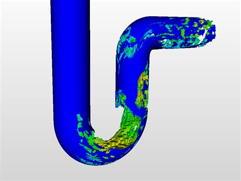 Cfd Simulation Of The Fluid Flow Through A Siphon Copy By Mrfluid Simscale