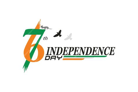 Premium Vector Seventy Six 76 Years India Independence Day Greeting
