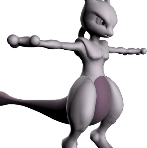 750 X 650 3 Mewtwo Smash Bros Model Full Size Png Clipart Images