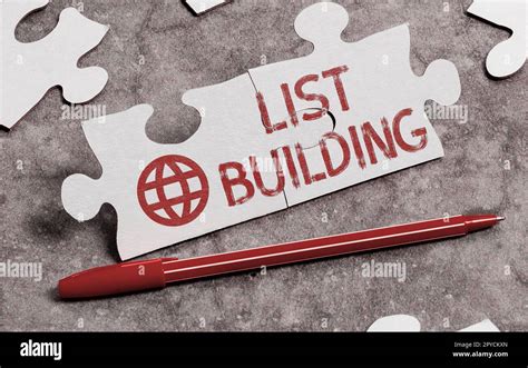 Conceptual Display List Building Business Showcase Database Of People You Can Contact With Your