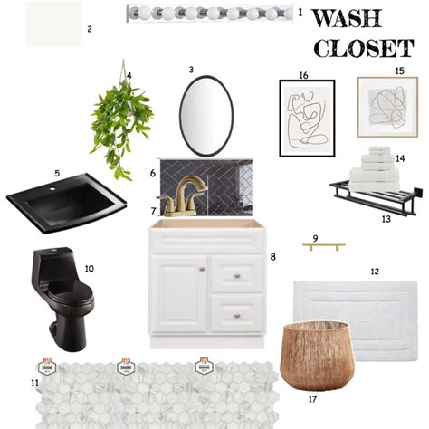 Bathroom Sample Board Interior Design Mood Board By Dmcalister Style Sourcebook