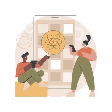 Mobile App Concept Vector Art PNG React Native Mobile App Abstract