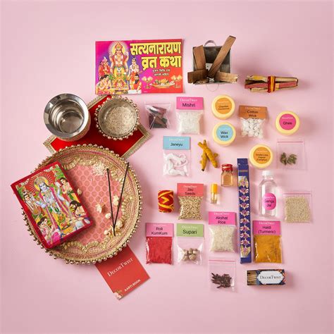 Sri Satyanarayan Puja Kit Pack Of 35 Decortwist