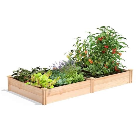 Greenes Fence 4 Ft X 8 Ft X 11 In Premium Cedar Raised Garden Bed