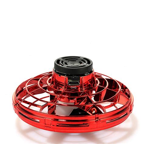 Hyperspin Led Fidget Spinner Red Blue Mesmerizing Light Patterns