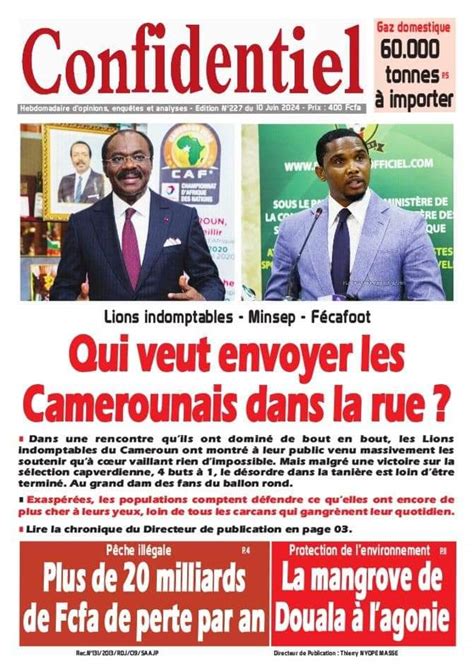 Minsep Fécafoot la guerre des staffs s exporte Saint Eloi Bidoung Chantal le choix de