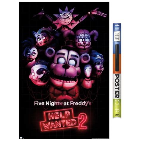 Five Nights At Freddys Help Wanted 2 Key Art Wall Poster 22 375 X