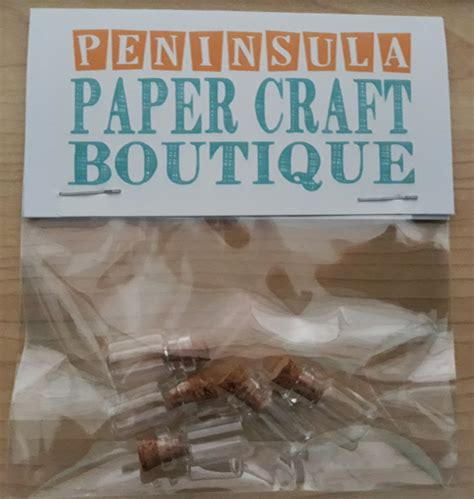 Mini Glass Bottles With Cork Stopper 5pk 921335