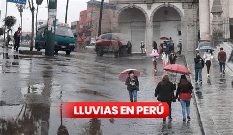 Senamhi pronostica fuertes lluvias hasta el 11 de noviembre qué