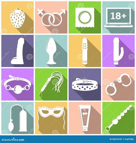 Sex Icons Flat Design Stock Vector Illustration Of Identity