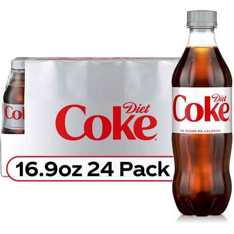 Diet Coke Lite Diet Cola Soda Pop 16 9 Fl Oz Bottles 24 Pack Case