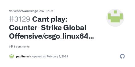 Cant Play Counter Strike Global Offensive Csgo Linux No Such File Or Directory Issue