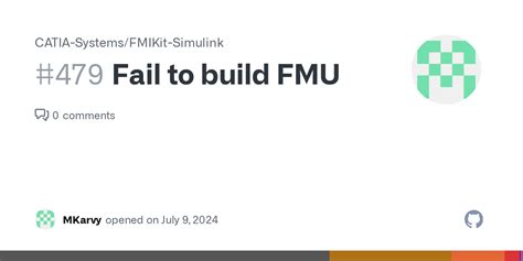 Fail To Build FMU Issue 479 CATIA Systems FMIKit Simulink GitHub