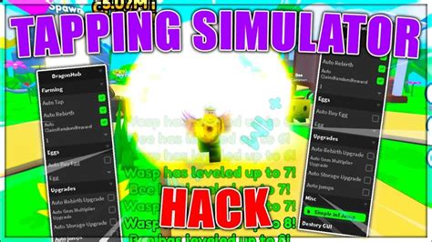New Tapping Simulator Script Hack Op Auto Farm Auto Rebirth Auto