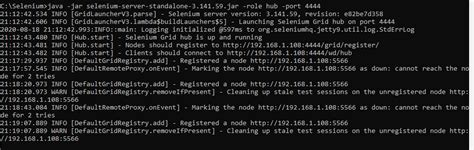 Python Unable To Run Script Through Selenium Grid Got Timeout Error