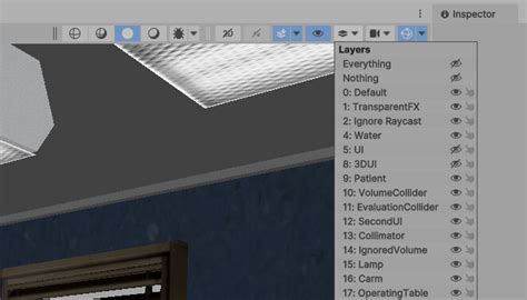 Where In Unity 6 Is The Layers Icon That Enables And Disables What