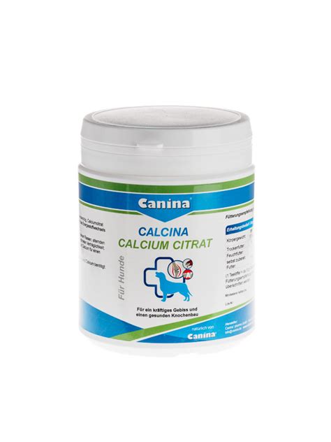 CANINA Pharma Calcina Calcium Citrat - Bunterhund Tierbedarf