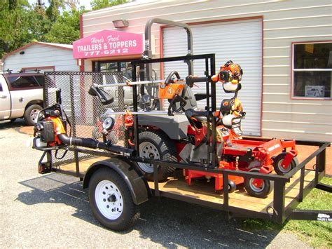 Discover 9 Work Trailers And Lawn Trailer Ideas Lawn Care Business
