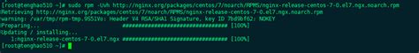 Linux CentOS 通过Yum源安装 Nginx tenghao 博客园