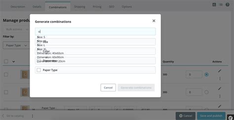 Ppv2 Searchbox Dropdown Not Displaying Properly On Generate Combinations Modal · Issue