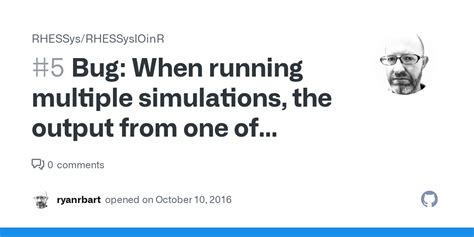 Bug When Running Multiple Simulations The Output From One Of