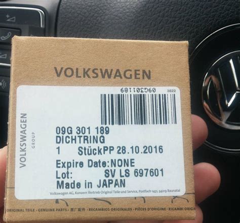 Сальник привода коробки перечач на VW ( 09G301189) — Volkswagen Jetta ...