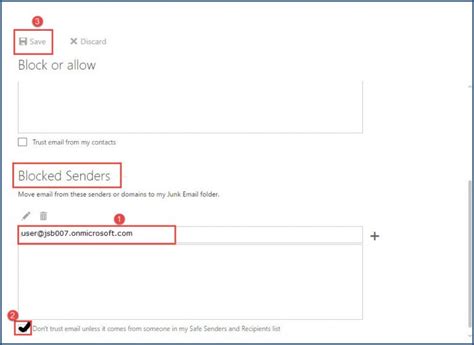 How To Block Or Allow Emails In Office 365 Office 365 Support