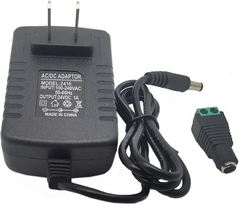 Vrabocry 24v 1a 24w Dc Power Supply Adapter 100~240v Ac To