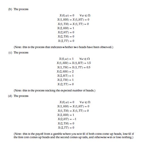 Solved 1 Markov Processes And Martingales 20 Points