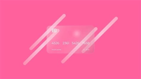 Premium Vector Glassmorphism Style Credit Card Icon Cashless Payment
