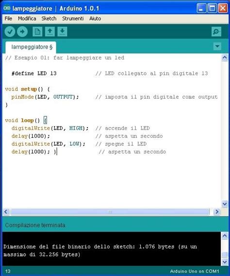 Accendere Un Led Con Arduino Il Primo Passo Verso Lelettronica Fai Da Te Elettronica Open Source
