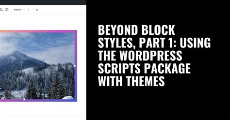 Courtney Robertson On Linkedin Beyond Block Styles Part 1 Using The Wordpress Scripts Package