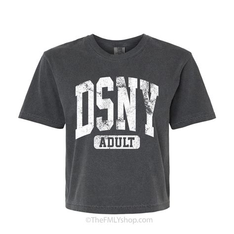 Rts Dsny Adult Varsity Crop Tee The Fmly Shop